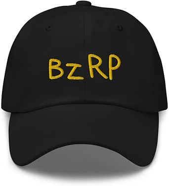 BIZARRAP Cap, Gorra Bzrp Gorra Embroidered Dad Hat Black at Amazon Men ...