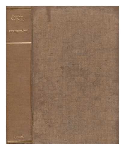 Experience: Amazon.co.uk: MacCarthy, Desmond (1877-1952): Books