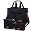 Amazon.com: KKXIU Large Canvas Tote Bag for Women with Zipper and Compartments Crossbody Work ...