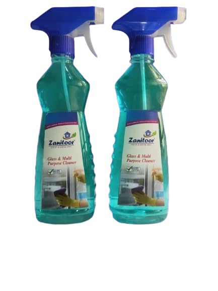 Zanitoor Glass Cleaner Liquid Spray - 500 ml | All-Purpose Glass ...