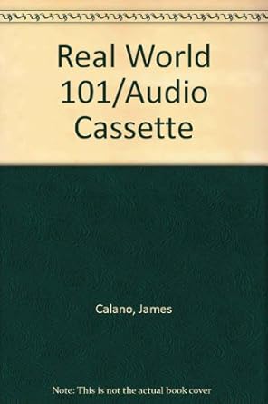 Amazon | Real World 101/Audio Cassette | Calano, James, Salzman, Jeff ...