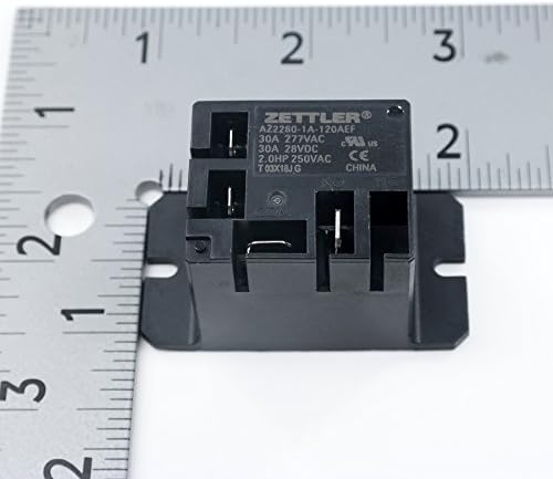 Amazon.com: American Zettler AZ2280-1A-120AEF 120VAC 2.5 KOhm 30A SPST ...