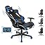 Amazon.com: Goplus Gaming Massage Office Chair, High Back PU Leather ...