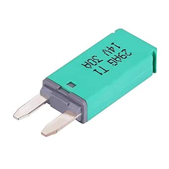 Resettable Circuit Breaker, Green 30Amp Automatic Reset 30A 14V DC Mini ...