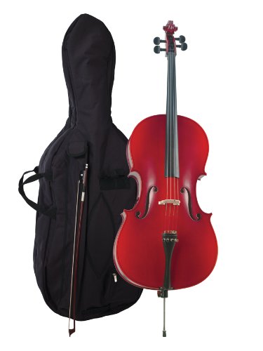 Becker 375D Prelude Cello Outfit 1/4, Red-Brown Satin Finish : Amazon ...