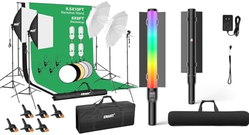 Amazon.com : EMART 8.5 x 10 ft Backdrop Support System, Professional ...
