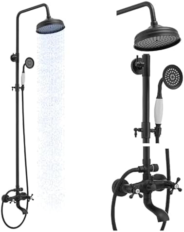 Amazon.com: Bathfinesse Outdoor Shower Features, Exposed Shower System ...