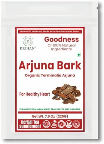 Amazon.com: Organic Arjuna Bark Pure & Natural Wellness 112 Loose Leaf ...