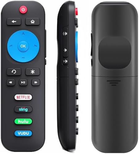 Replacement Remote for All Roku TV, Universal Remote for TCL Roku ...