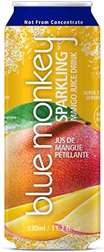Amazon.com : Blue Monkey Sparkling Mango Juice - Real Fruit Juice, No ...