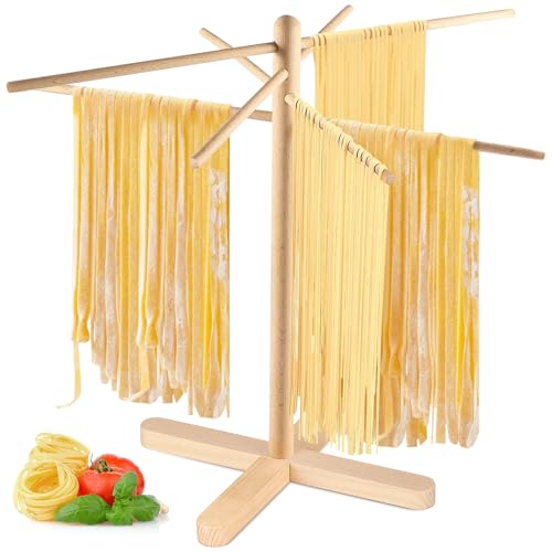 ONEARF Collapsible Pasta Drying Rack Review: The Ultimate Natural Wood ...