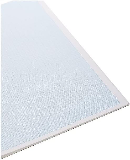 Silvine A3 Graph Pad. 50 Sheets of Quality 90gsm Paper, Printed 1-5 ...