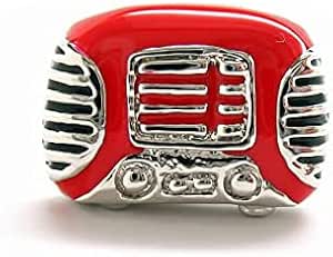 Amazon.com: Old School Retro Red Radio Cufflinks Cuff Links