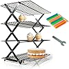 Amazon.com: RUAFOX 4-Tier Collapsible Cooling Rack for Baking - Large ...