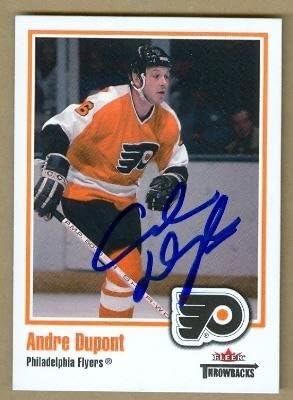 Amazon.com: Andre Dupont autographed hockey card (Philadelphia Flyers ...