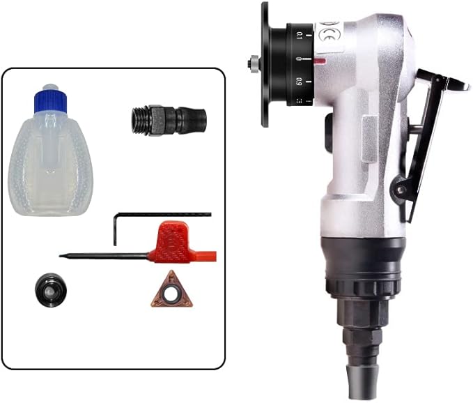 AUGUSTTOOLS Mini Pneumatic Chamfering Machine, Portable Handheld 45 ...