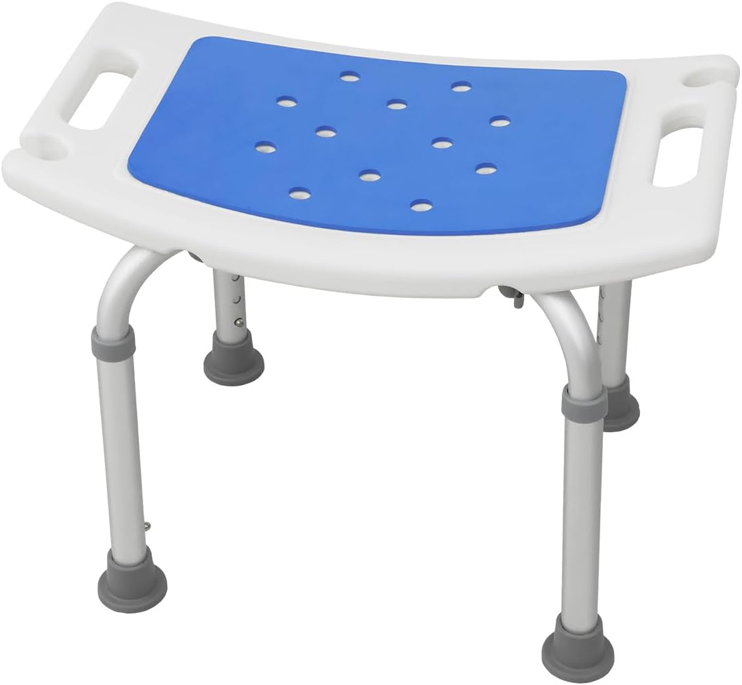 Amazon.co.jp: WEIMALL シャワーチェア 介護用 滑り止め 8段階調節可能 耐荷重150kg お風呂椅子 お風呂 風呂椅子 シャワー用 軽量 浴槽椅子 高さ調節 クッション ...