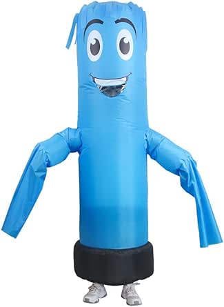 RHYTHMARTS Inflatable Tube Dancer Costume Wacky Waving Arm Inflatable ...