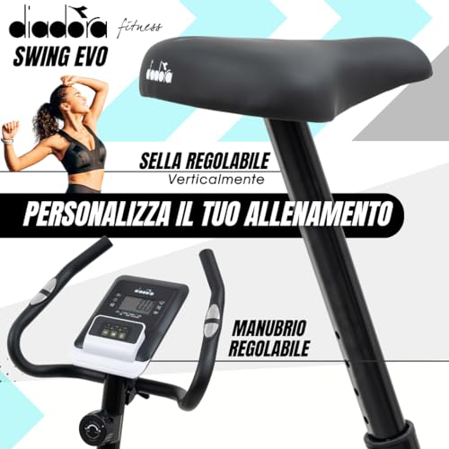 Diadora Fitness Swing Evo Cyclette con Hand Pulse a norma CE ...