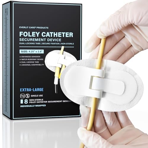 Amazon.com: EVERLIT CARE Catheter Securement Device | Dual-Tab ...