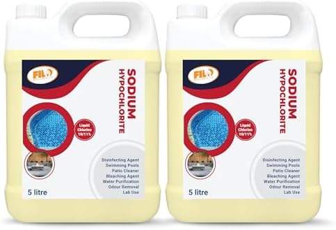 FILO Sodium Hypochlorite 10L (2x5l) - High Strength (10% -11%) Patio ...