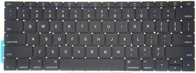 Click IT Key Laptop Replacement Keyboard Compatible with mbook Pro 13 ...