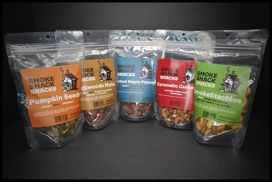 Amazon.com : Smoke Shack Snacks Nut 5 Pack : Grocery & Gourmet Food