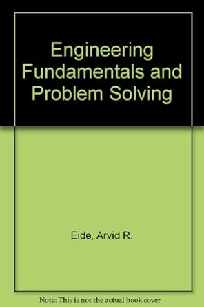 Engineering Fundamentals and Problem Solving: Arvid R. Eide: 9780071001984: Amazon.com: Books