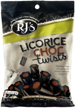 Amazon.com : Rj's Licorice Chocolate Twists 6.3oz : Licorice Candy ...