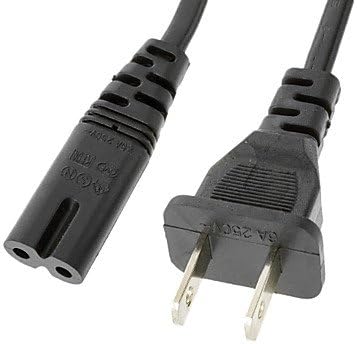 Amazon.com: Figure 8 Shape AC Power Cord Cable Polarized (C-7/1-15P ...