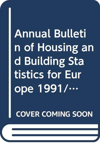 Buy Annual bulletin of housing and building statistics for Europe: Vol ...
