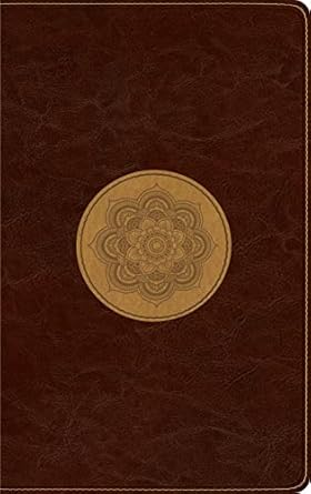 Amazon.com: Holy Bible: English Standard Version, Chocolate/Goldenrod ...