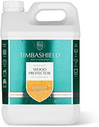 Timbashield - Solvent Based Wood Protector - Golden Brown - 5L - Wood ...