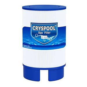 Cryspool Spa Filter Compatible with 2009+ Spa Models (for 5 1/2″ Drain ...