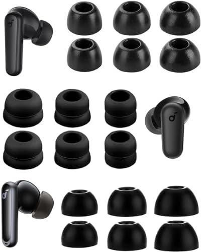 Amazon.com: A-Focus for Soundcore Space A40 P3i P20i P30i P40i Ear Tips ...