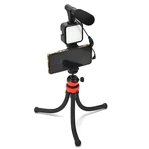 Techjunkie Vloggers Kit for Mobile Phones Camera Vlog Recording Full ...