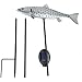 KAIXOXIN Solar Garden Lights Metal Fish Decorative Stake for Outdoor ...