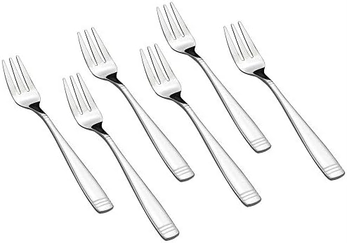 Amazon.com: Obstnny 12 Pieces Cake Forks, Stainless Steel Appetizer ...