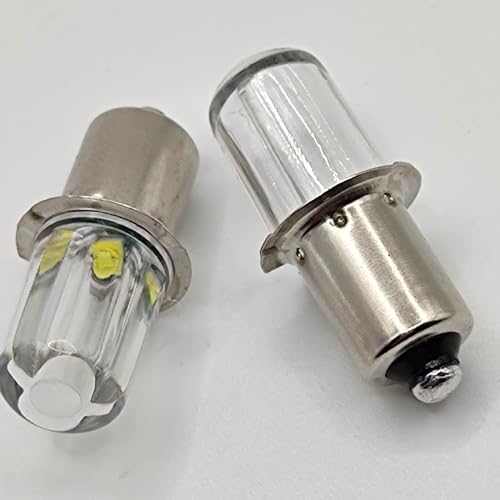 2.8V 2-Cell D Flashlight LED Bulb Upgrade - P13.5S PR2 PR3 (4Pack)