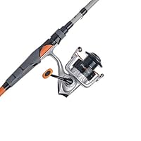 Abu Garcia 6’6” Max PRO Fishing Rod and Reel Spinning Combo, 5+1 Ball ...