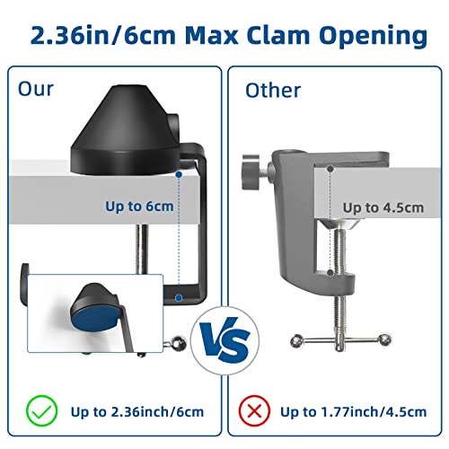 AFAITH Large Mic Arm Boom Arm Suspension Boom Stands for 3KG large load ...