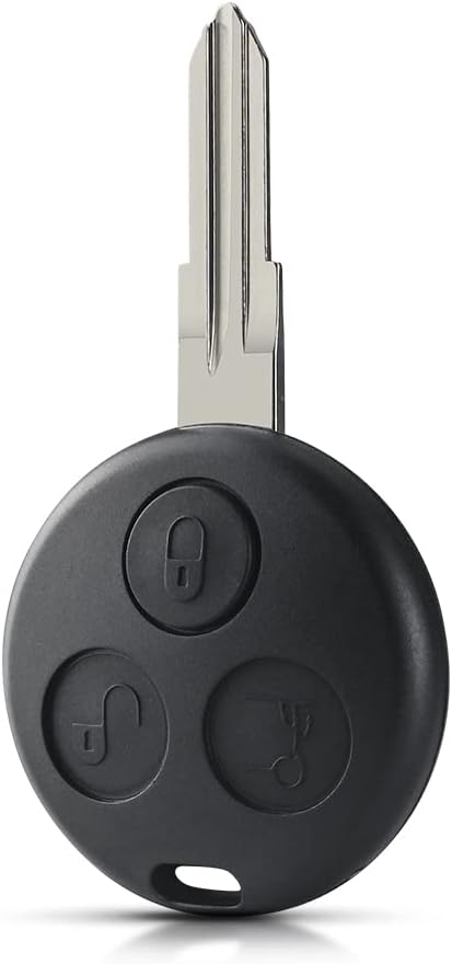 3 Buttons Car Key Fob Case Replacement Fits with Smart City Smart For ...