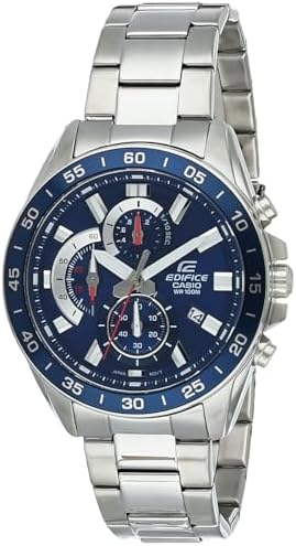 Casio EDifice EFR-556DC-1AVUDF Black Analog Dial Black Stainless Steel ...