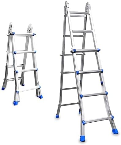 StepIt 4.2m Multi-Purpose Combination Ladder, Stair Ladders for ...