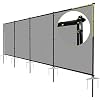 Amazon.com : TANG 5'x24' Outdoor Privacy Screen FreeStanding, 220GSM ...