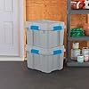Amazon.com: Sterilite 20 Gal Gasket Tote, Heavy Duty Stackable Storage ...