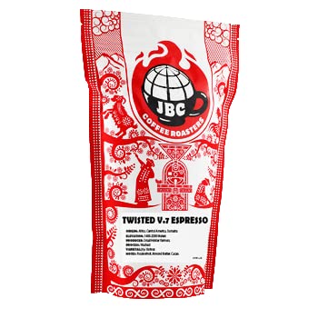 Amazon.com : JBC Coffee Roasters "Twisted V.7 Espresso Blend" Medium ...