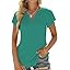 Cuptacc Women's Summer Tops Ruffle Short Sleeve V Neck Shirts 2023 ...