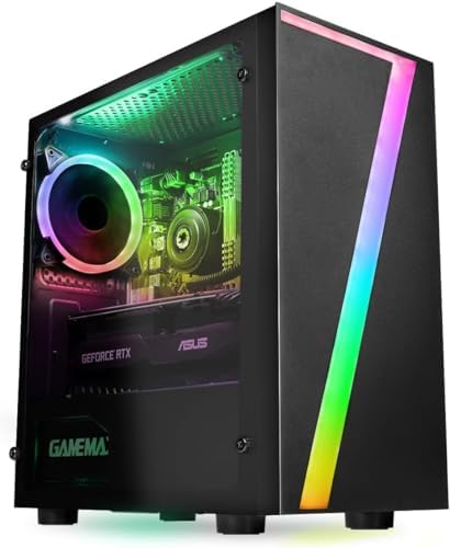 ASC Budget Gaming PC Intel Core i5 8GB 512GB SSD Win10 GT710 WiFi Seven ...