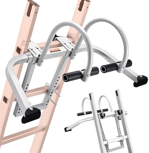 VEVOR Ladder Stabilizer, 2 in 1 Extension Wall Ladder Standoff Hook ...